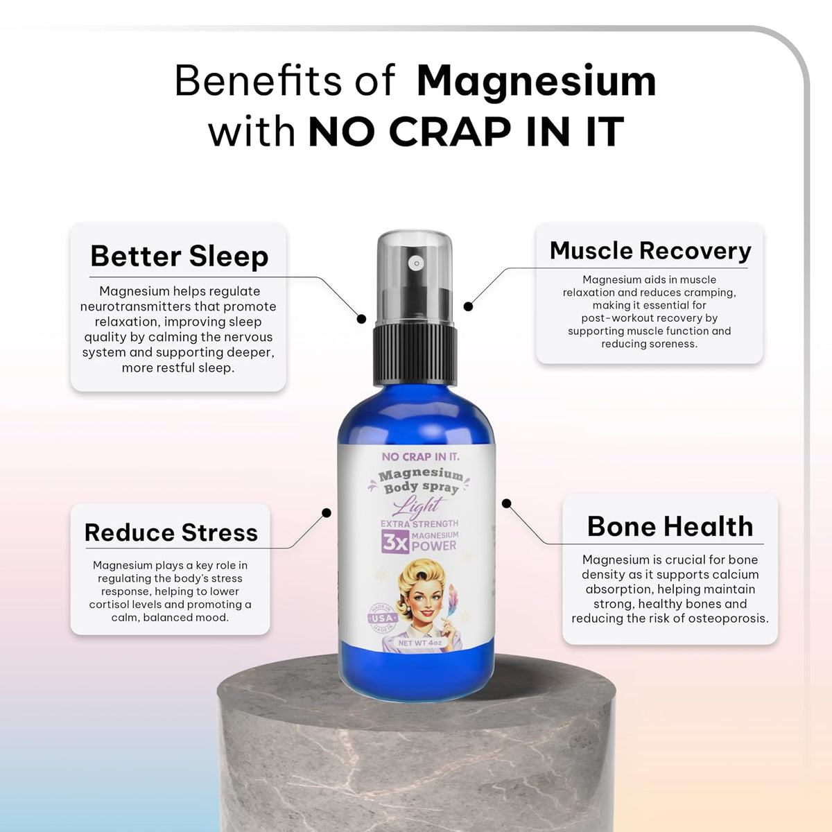easy-to-use magnesium spray solution