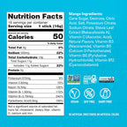 easy-to-use mango electrolyte sachets