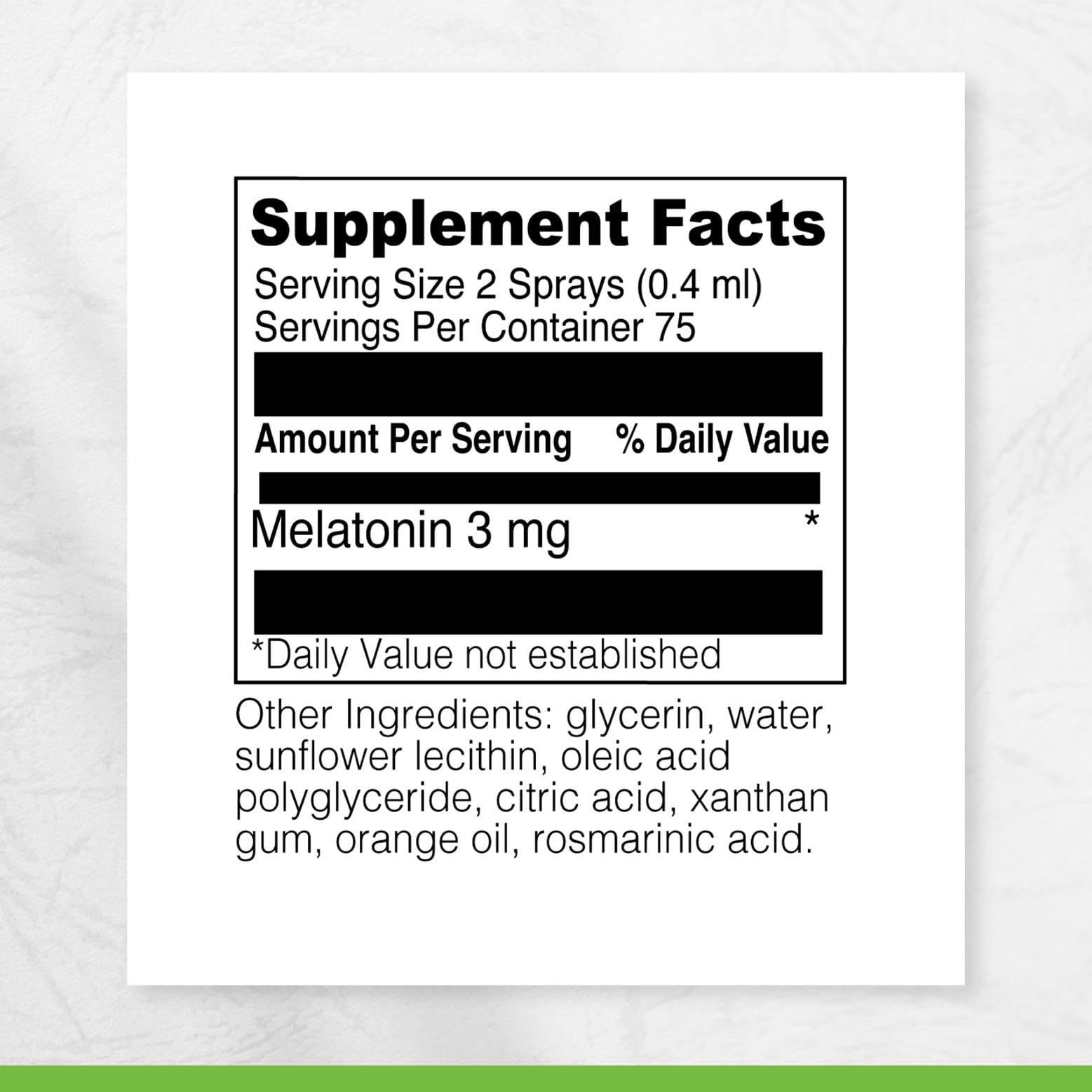 easy-to-use melatonin spray solution