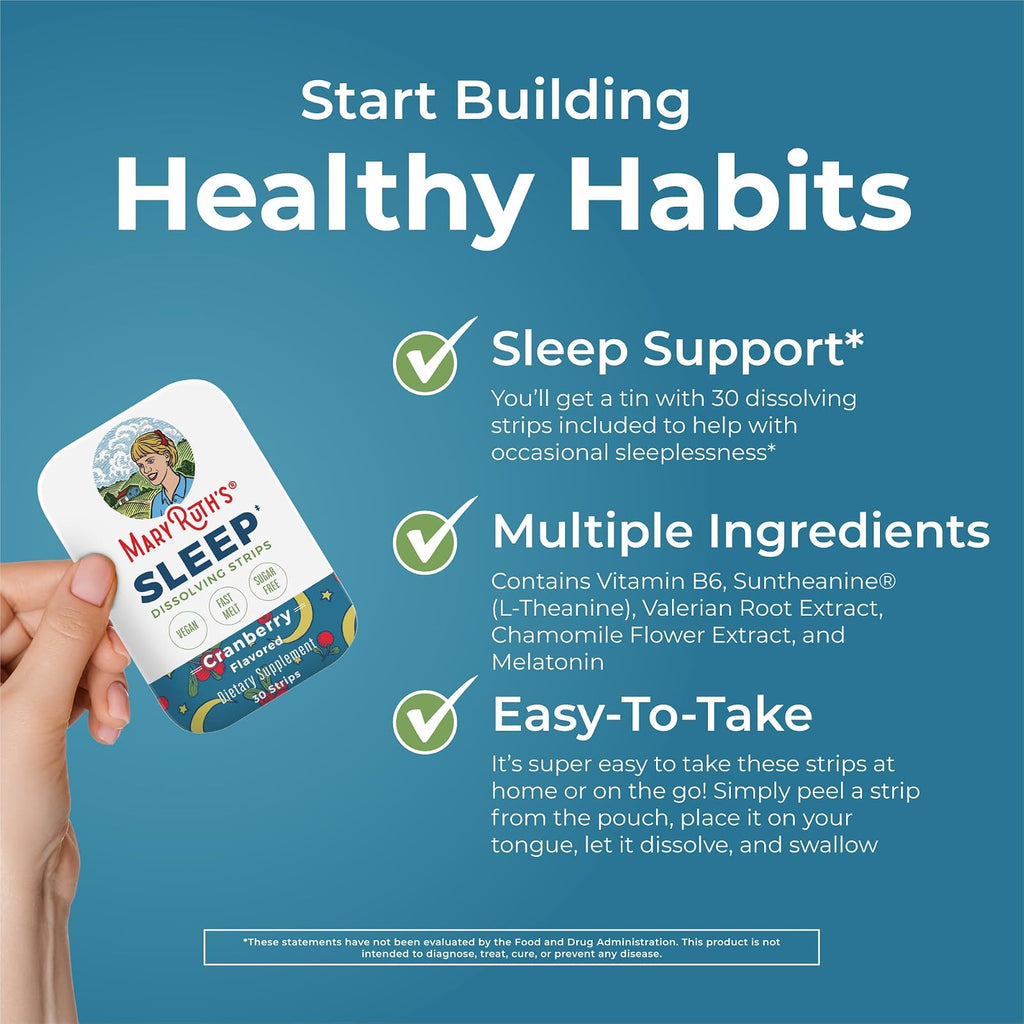 easy-to-use melatonin strips