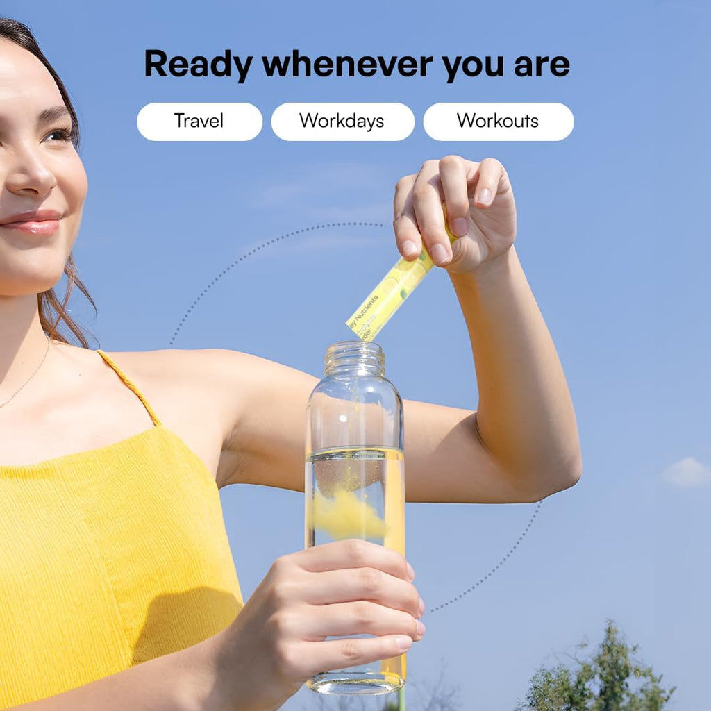 easy-to-use multivitamin electrolyte packets