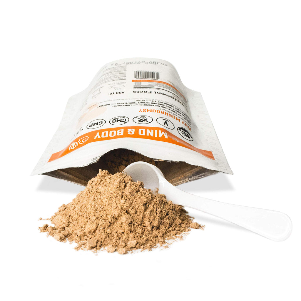 easy-to-use mushroom powder for smoothies
