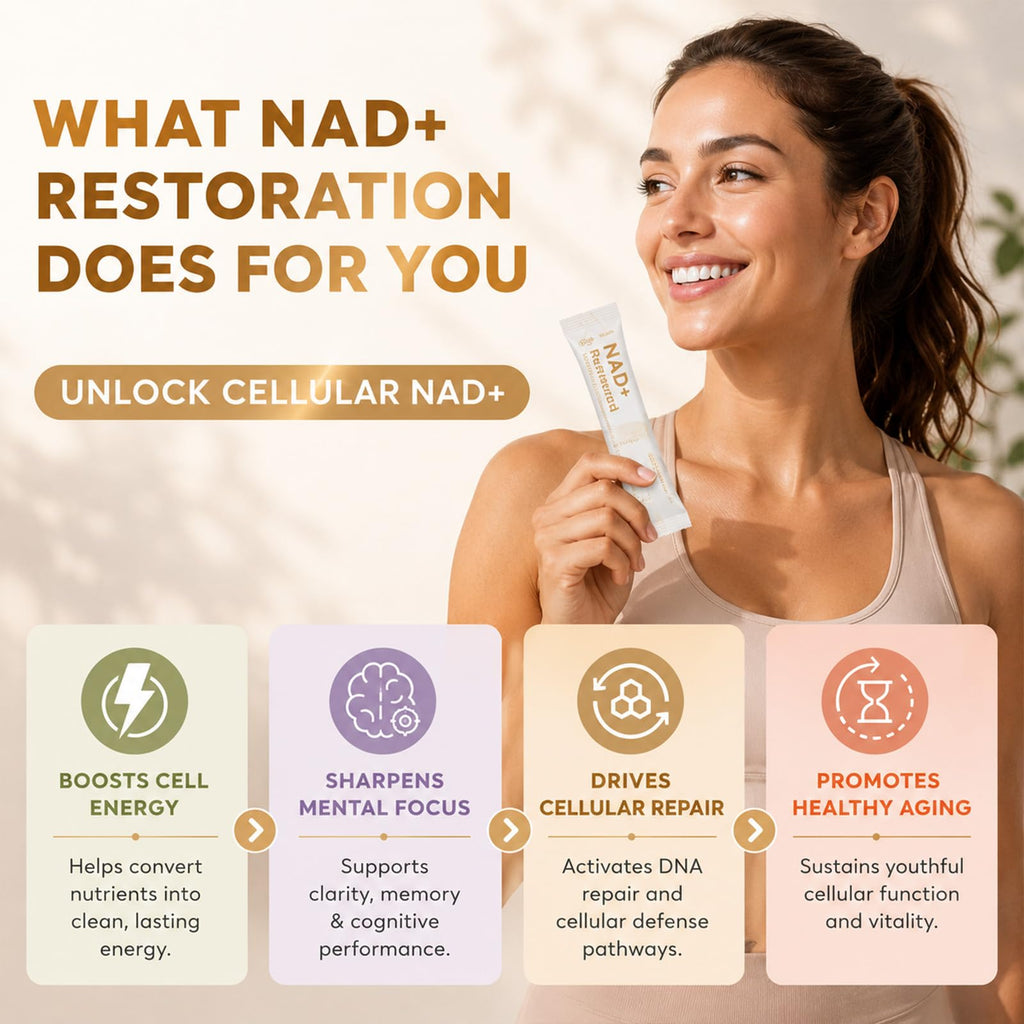 easy-to-use NAD supplement packets