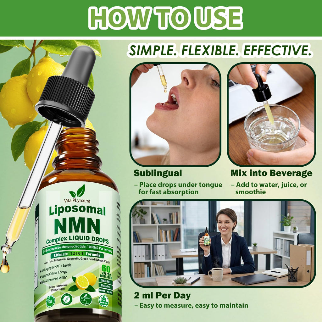 Easy-to-use NMN liquid formula