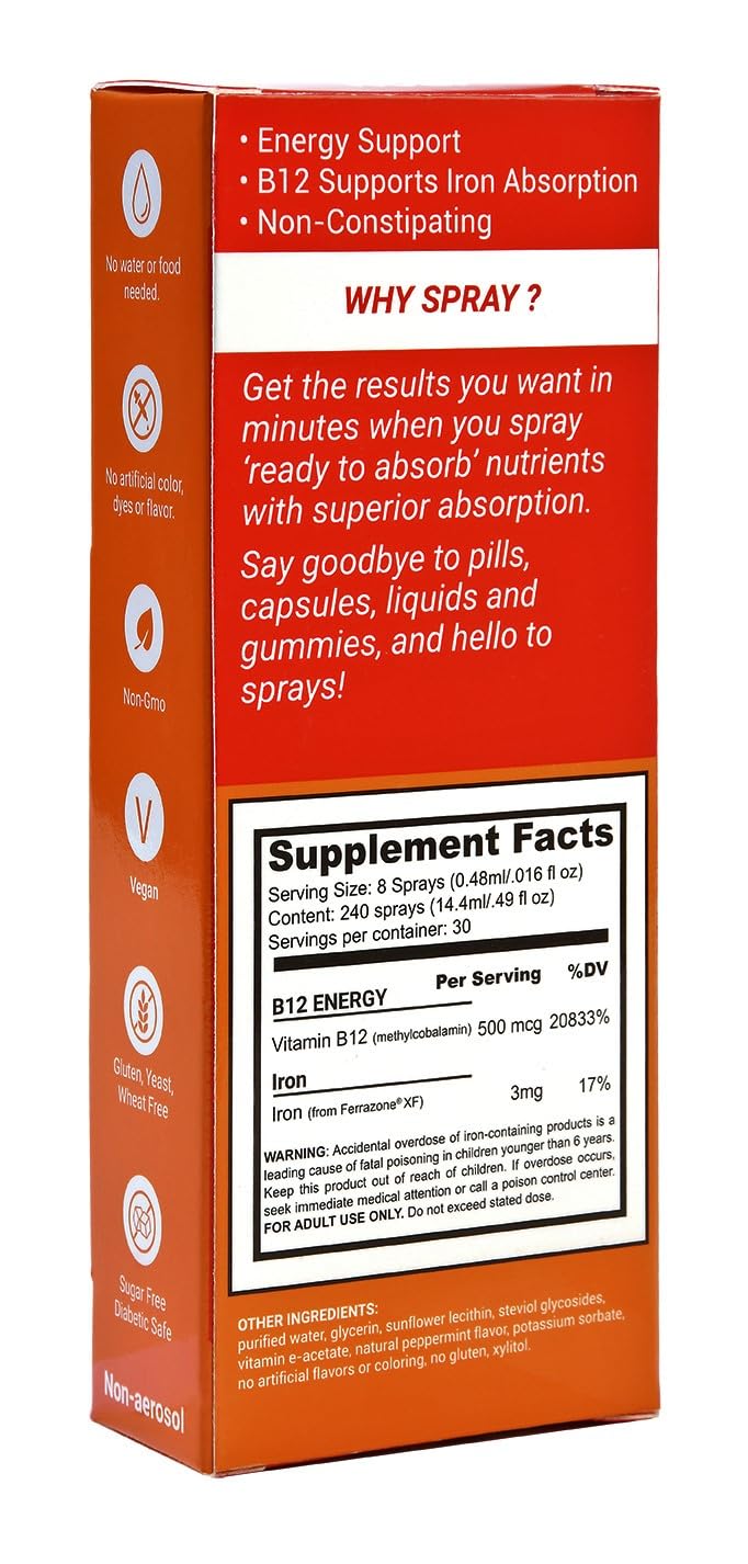 easy to use oral vitamin spray
