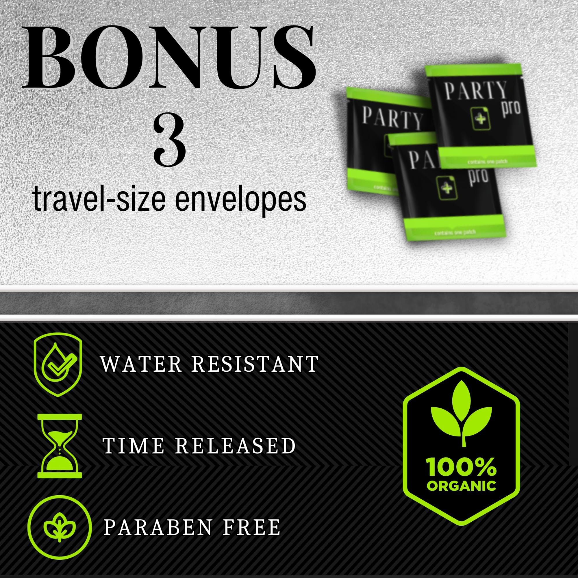 easy-to-use party flush patches