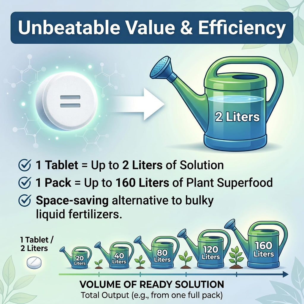 easy-to-use plant nutrition tabs
