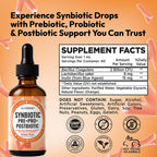 easy-to-use prebiotic liquid drops