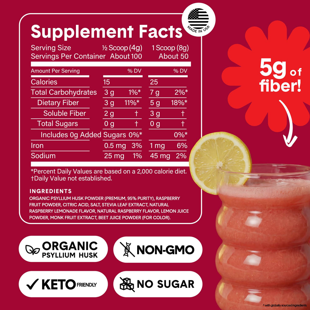 easy-to-use psyllium fiber supplement