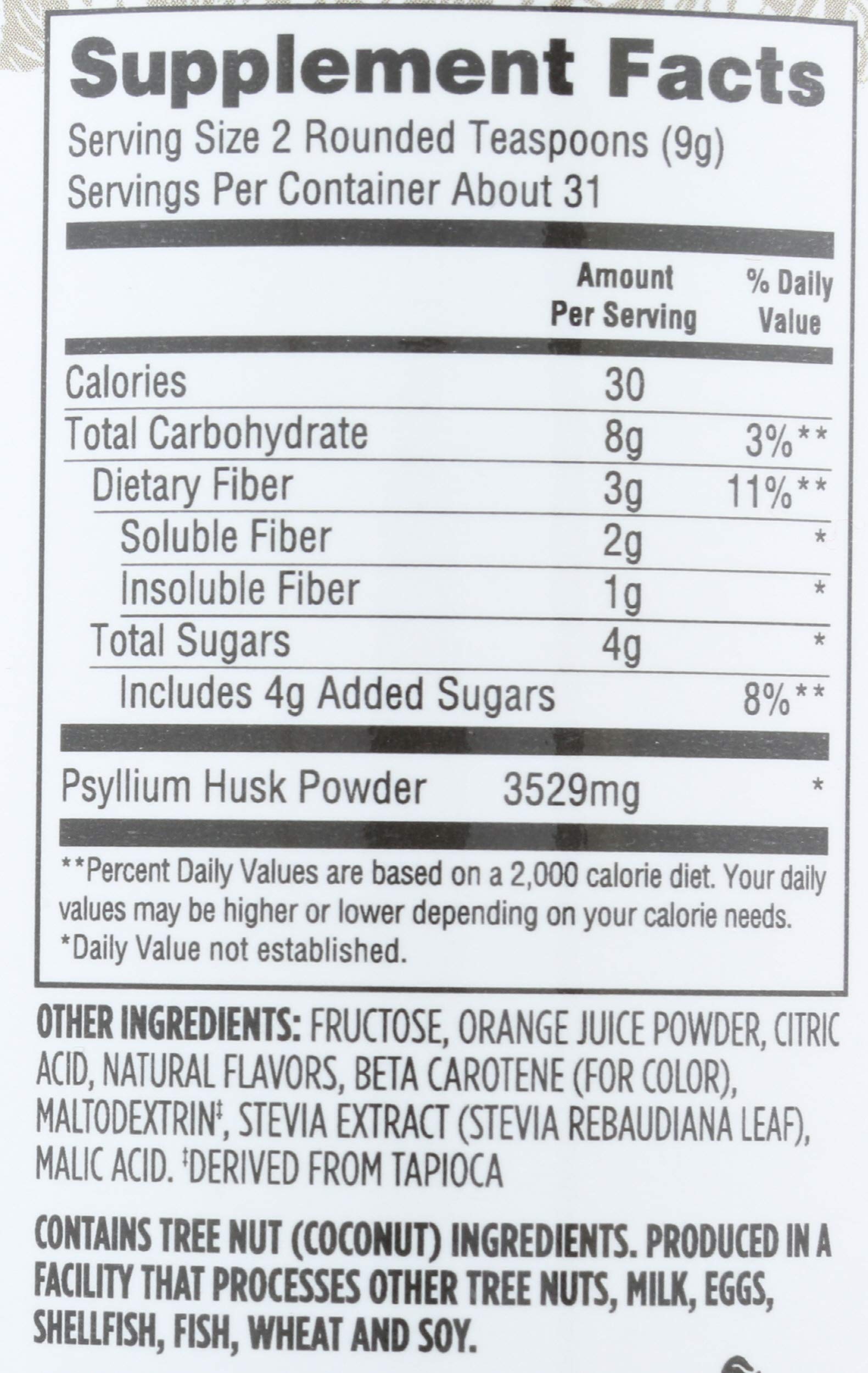 easy-to-use psyllium fiber supplement