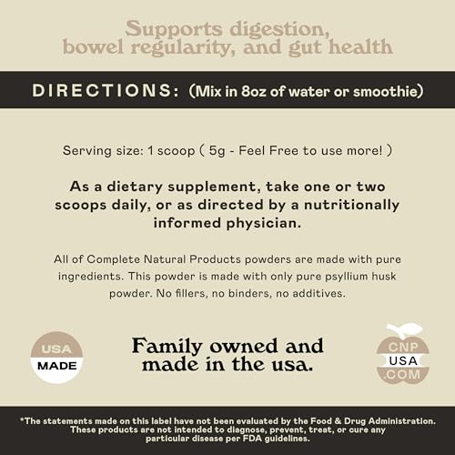 easy-to-use psyllium powder supplement