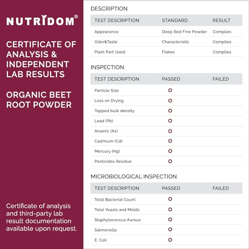 easy-to-use red beet root powder