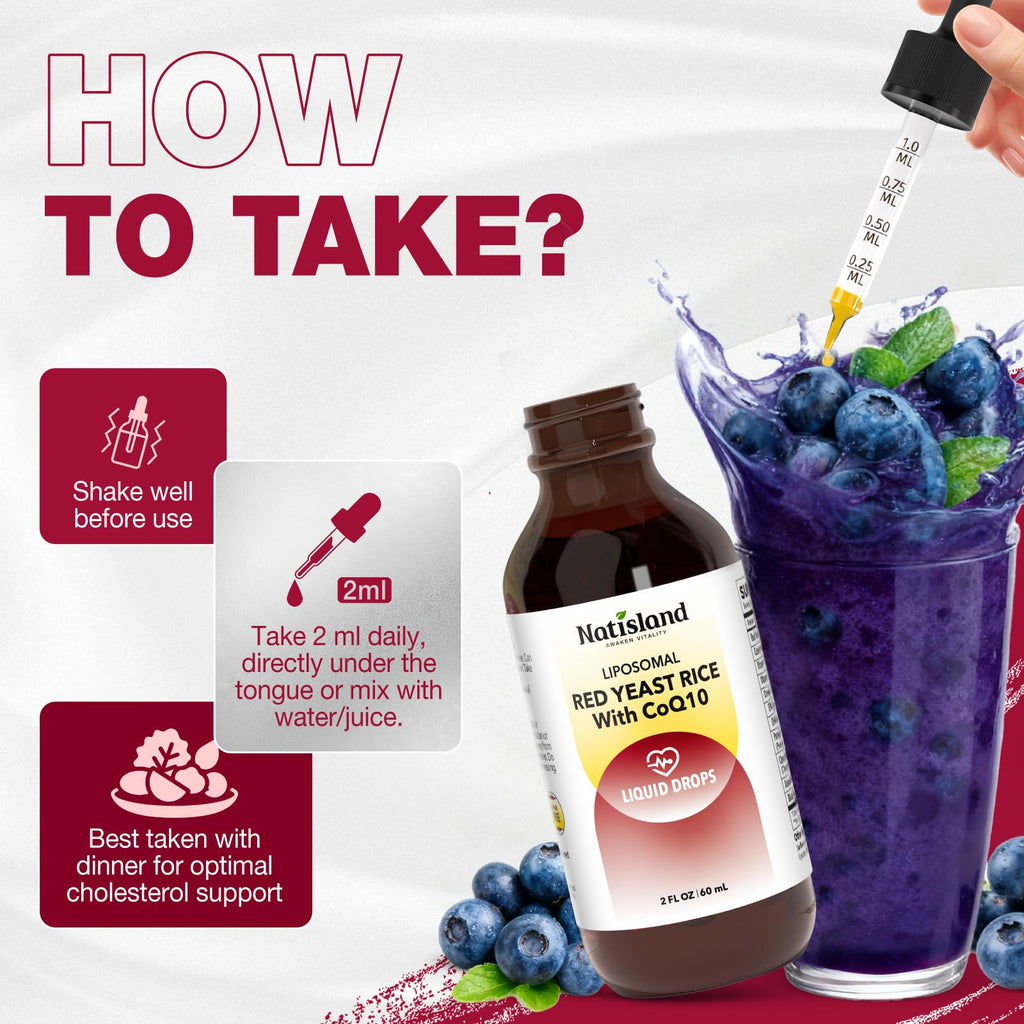 Easy-to-use Red Yeast Rice drops