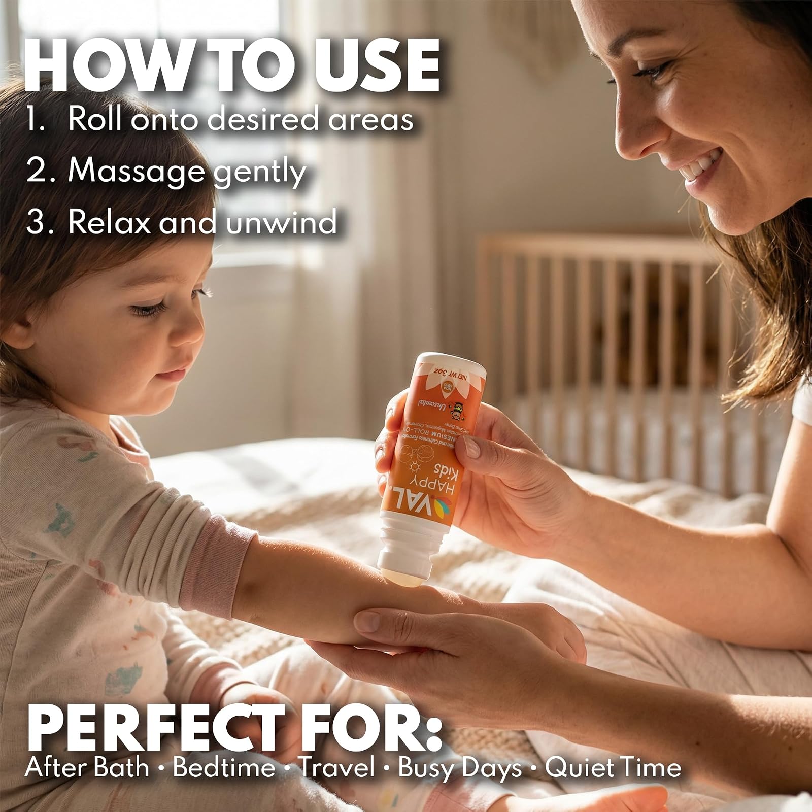 easy-to-use roll-on for kids' stress relief