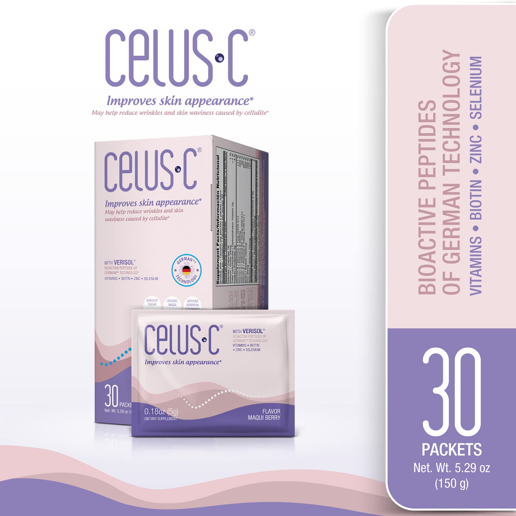 easy-to-use sachets of blended vitamin & mineral supplements