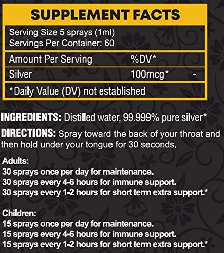 easy-to-use silver trace minerals spray