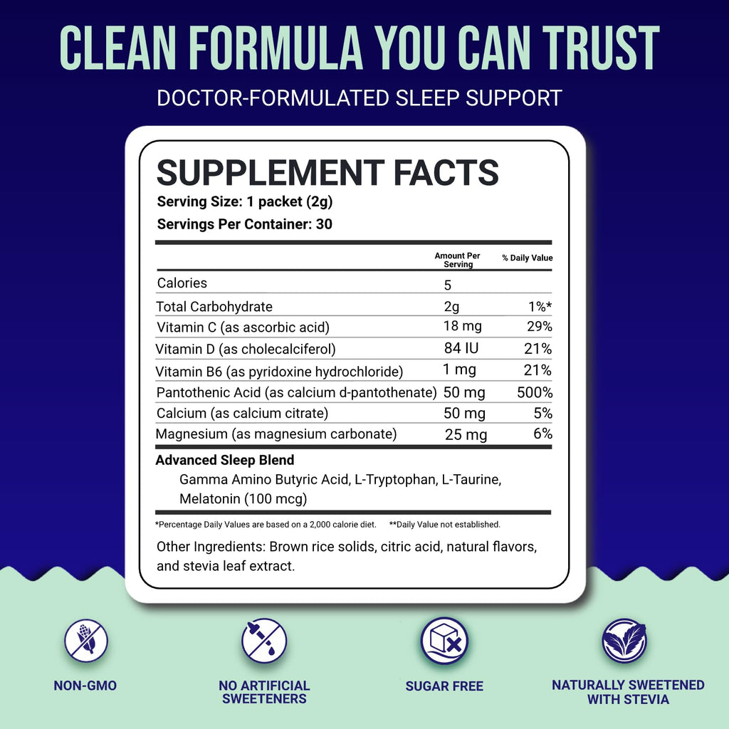 easy to use sleep aid powder