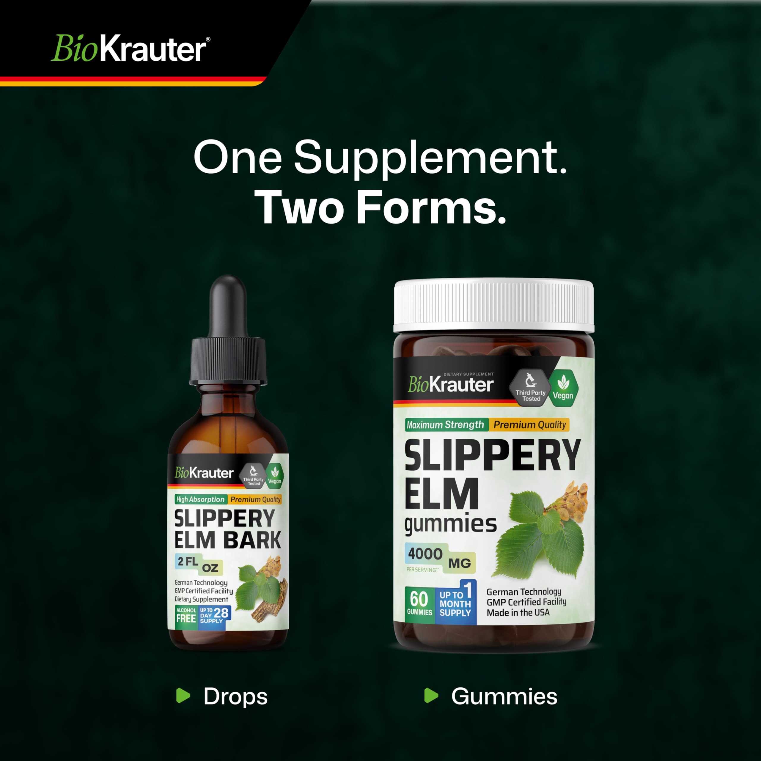 easy-to-use Slippery Elm tincture