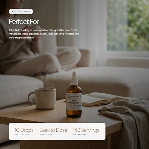 Easy-to-use sublingual manganese drops