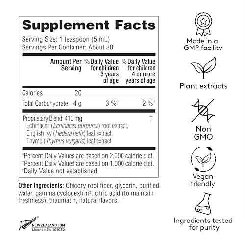 easy-to-use syrup for respiratory support