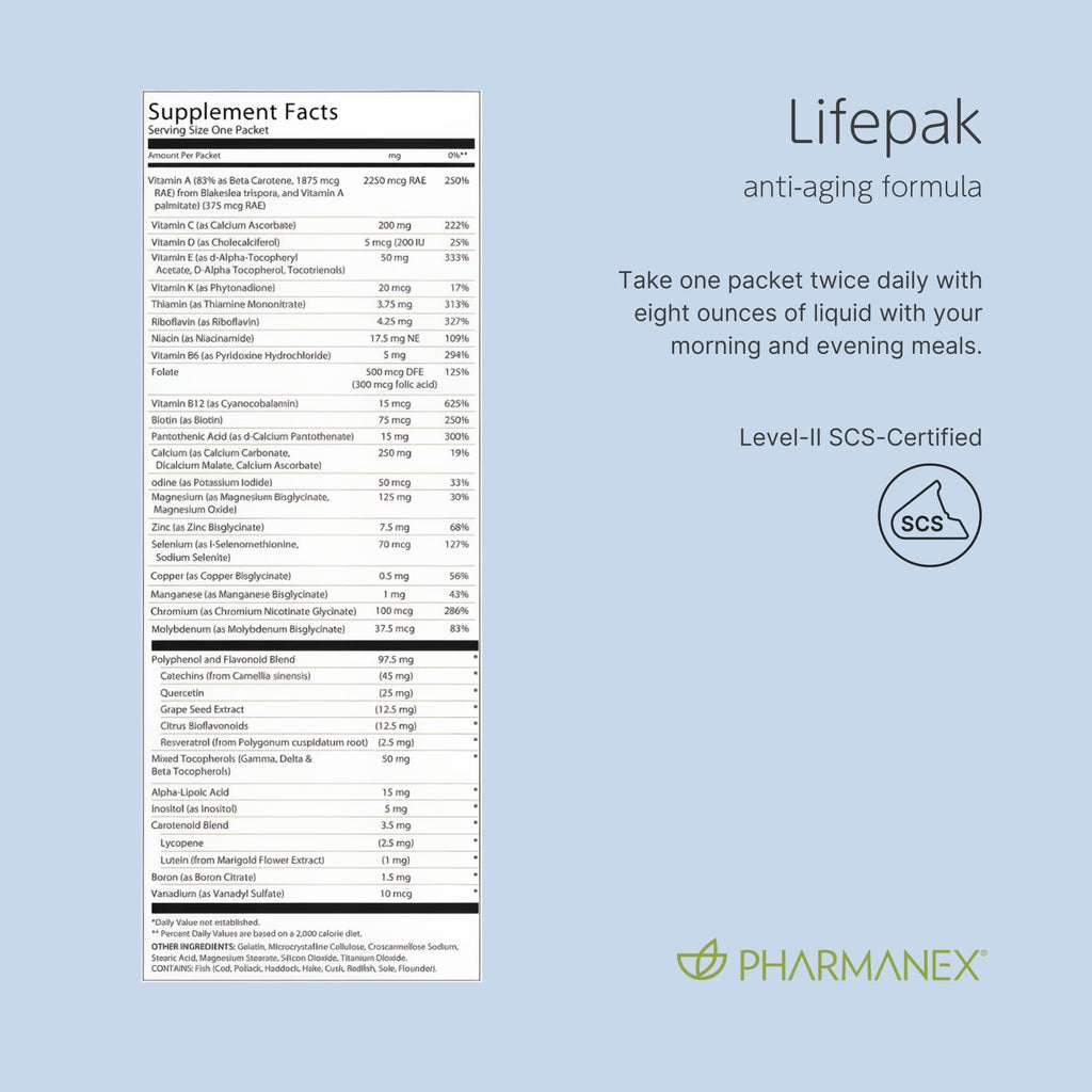 easy-to-use vitamin and mineral packs