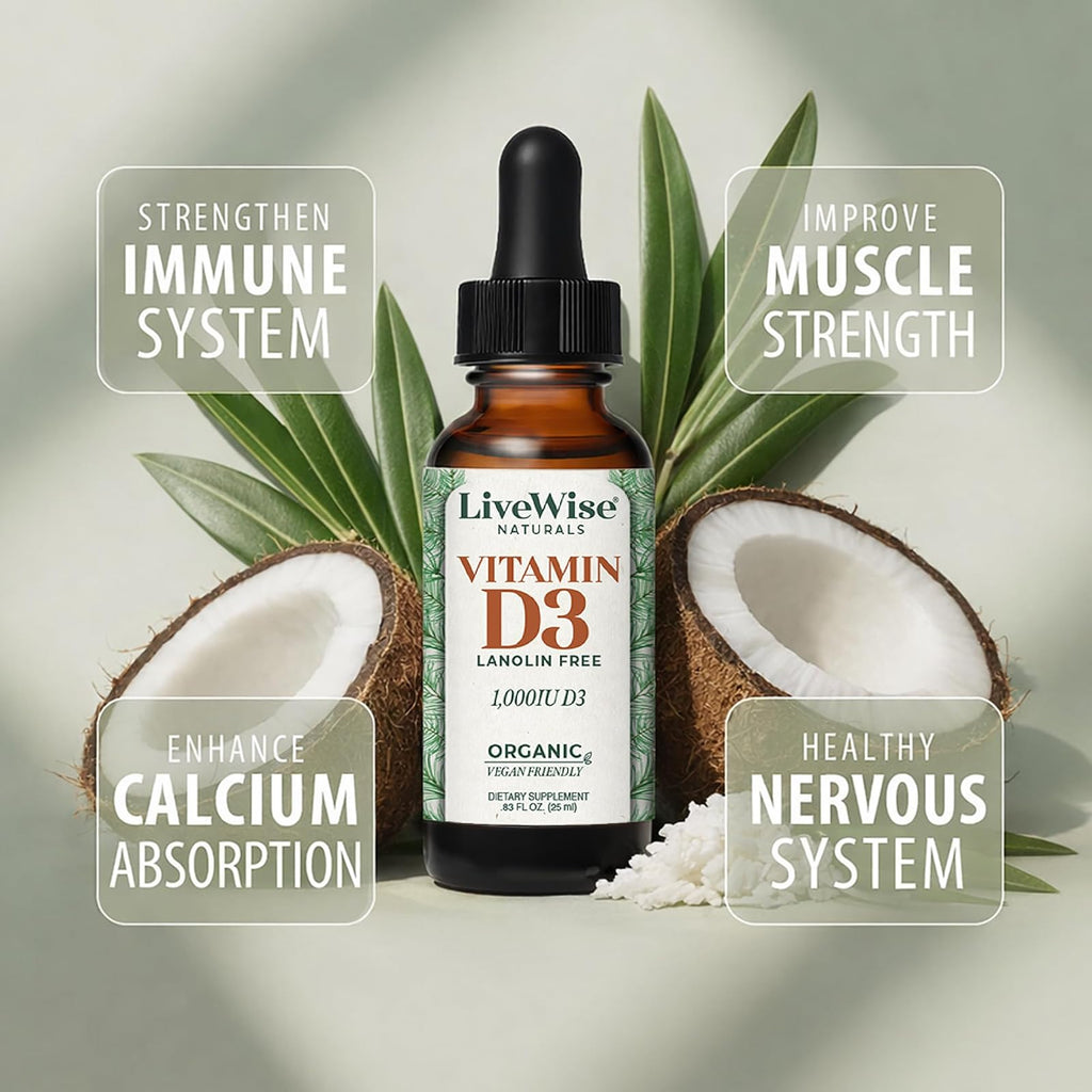 Easy-to-use vitamin D3 drops