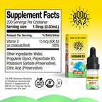 Easy-to-use Vitamin D3 liquid supplement