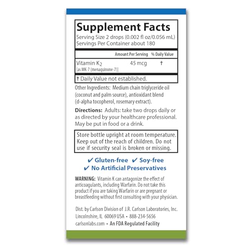easy-to-use vitamin K liquid drops