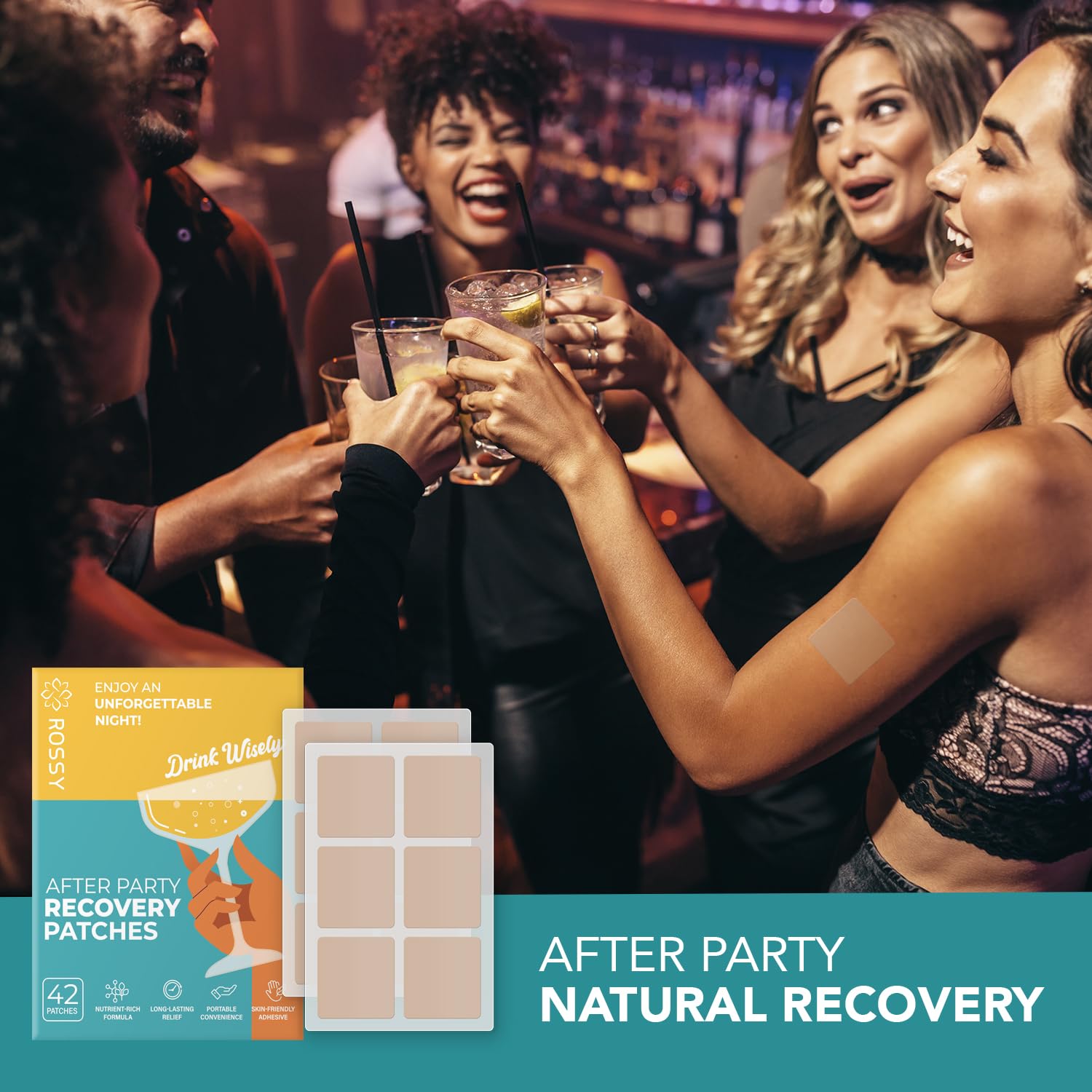 Easy-to-use vitamin patch for recovery