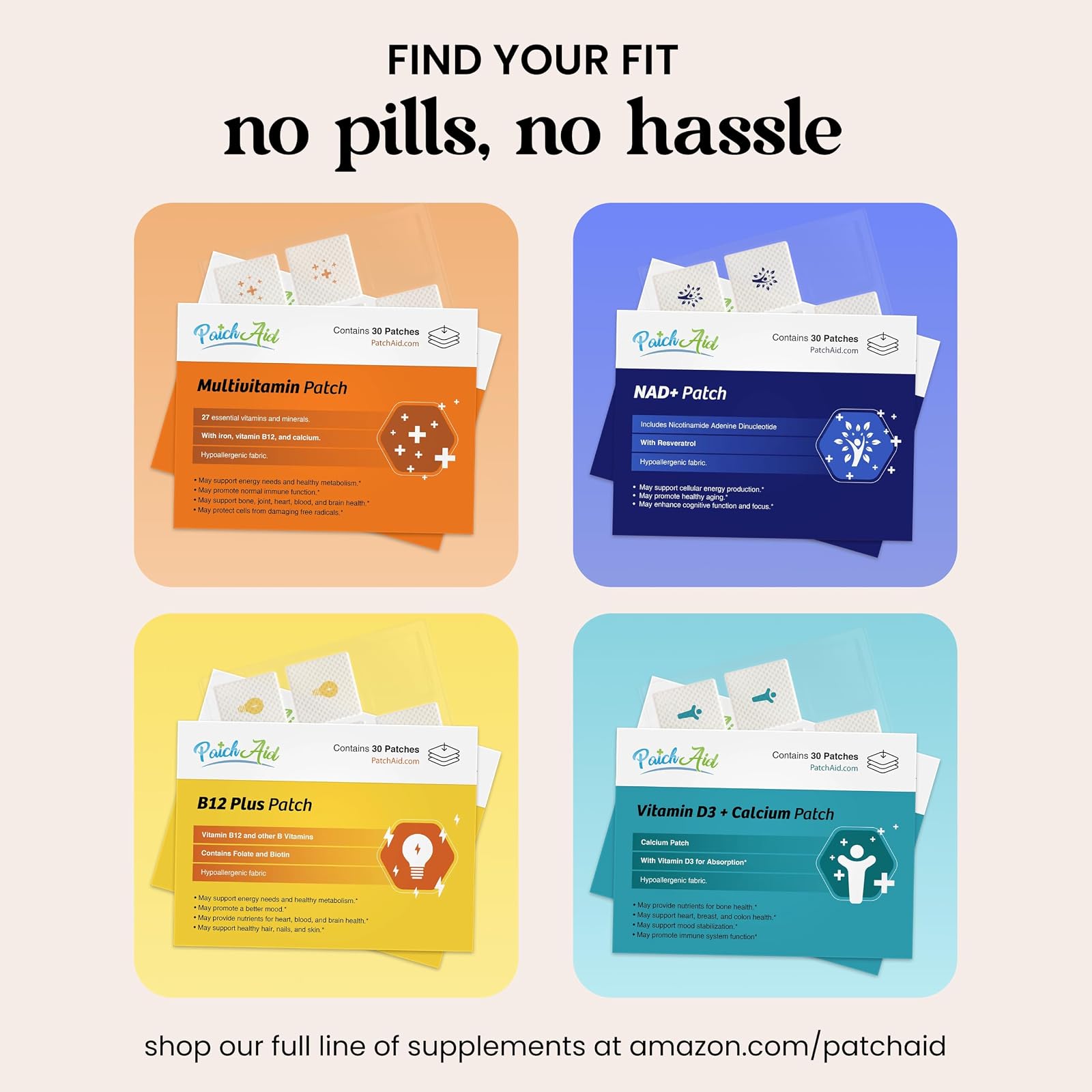 easy-to-use vitamin patch solution