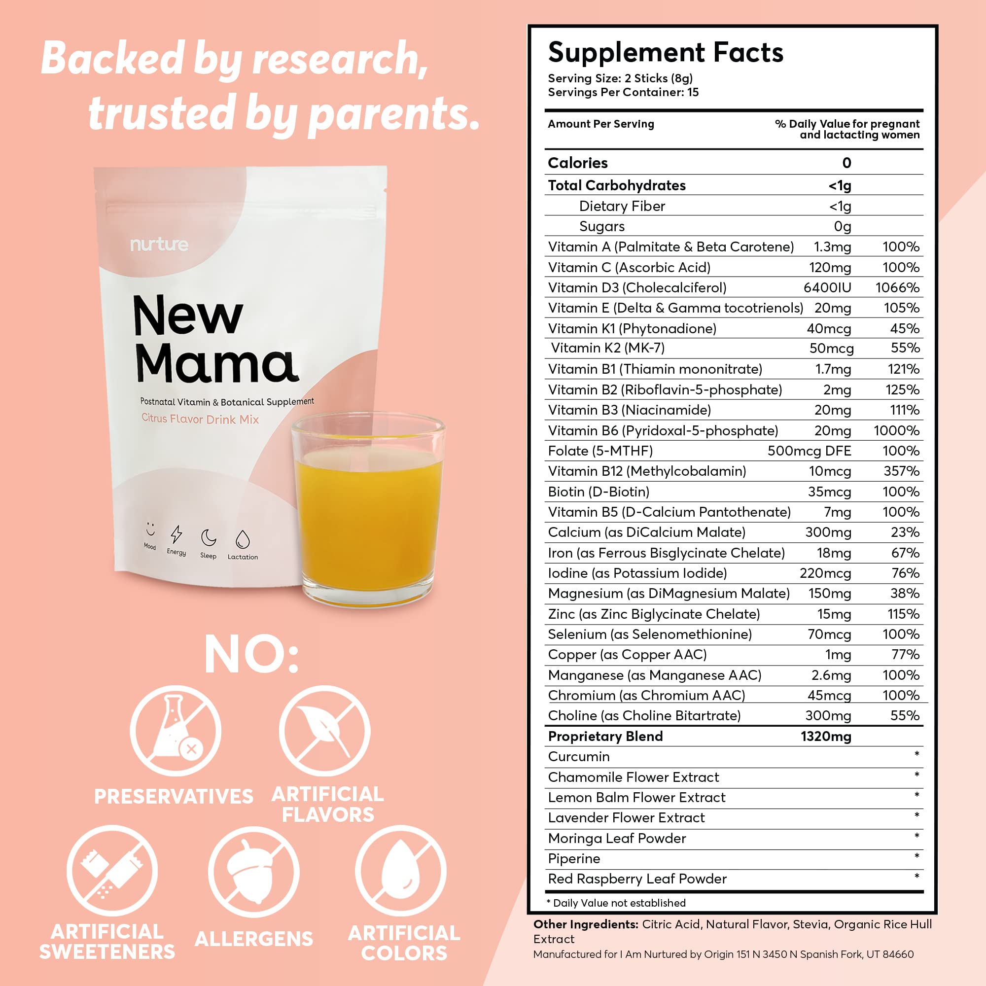 easy-to-use vitamin stick packs