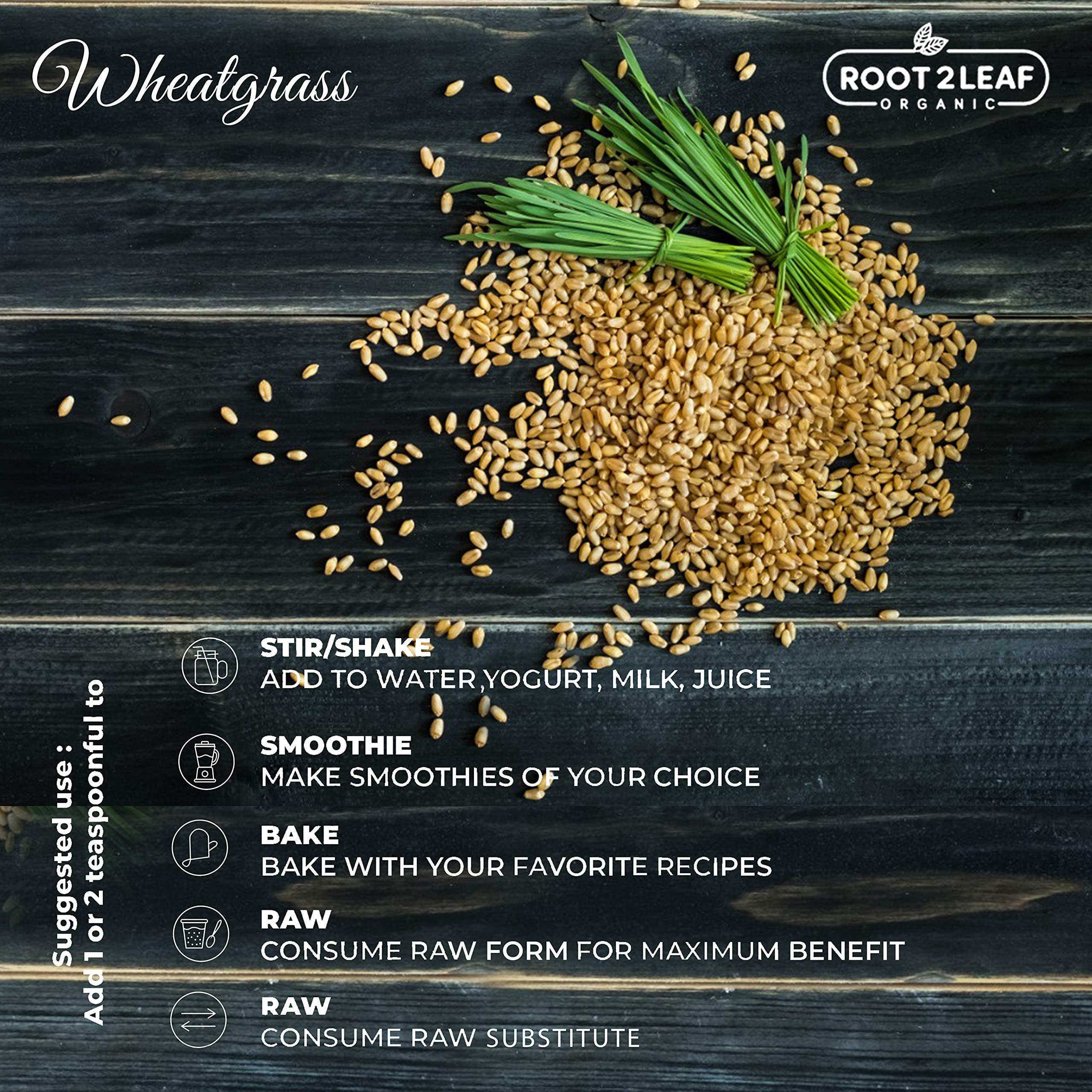 easy-to-use wheat grass powder