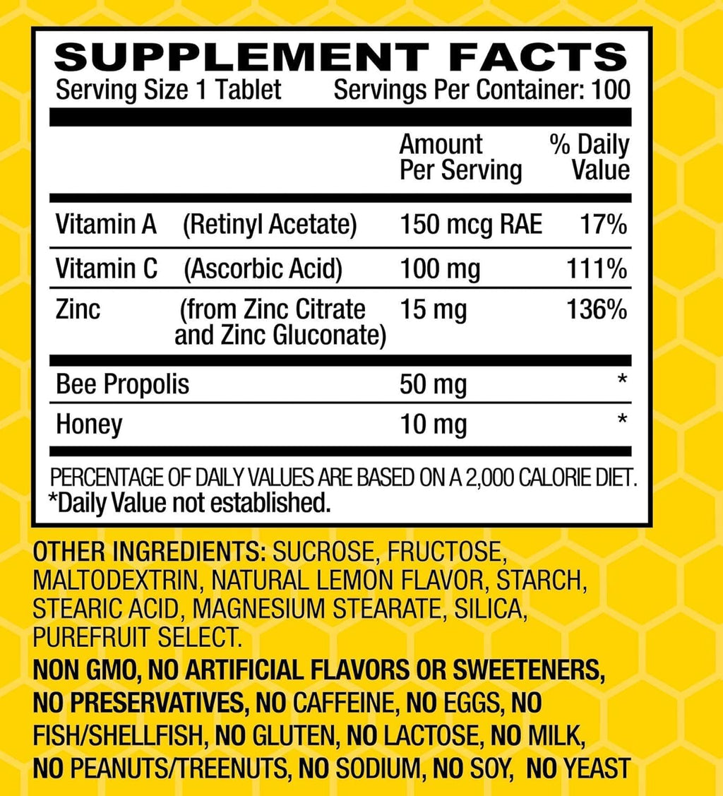 easy-to-use zinc lozenges for relief