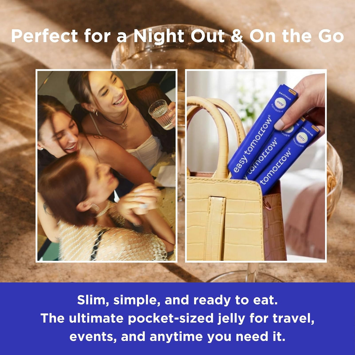 EASY TOMORROW jelly sticks for hydration