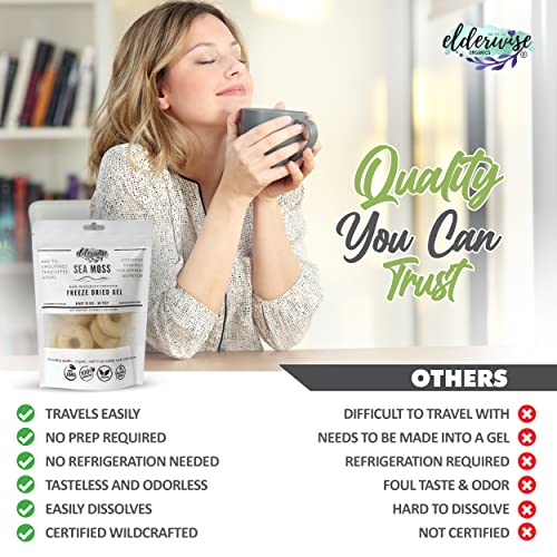 Easy use dried seaweed & nori gel