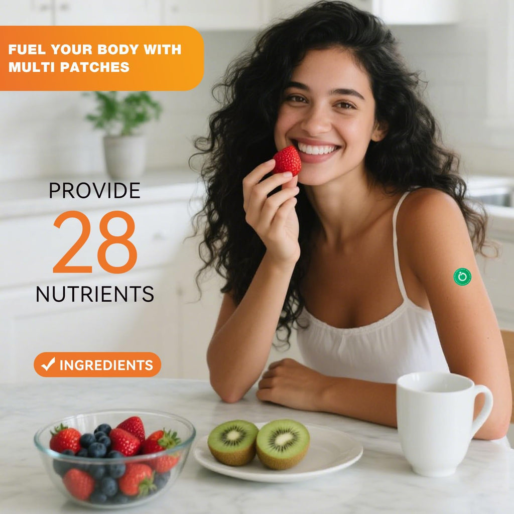 Easy use vitamin D topical patches