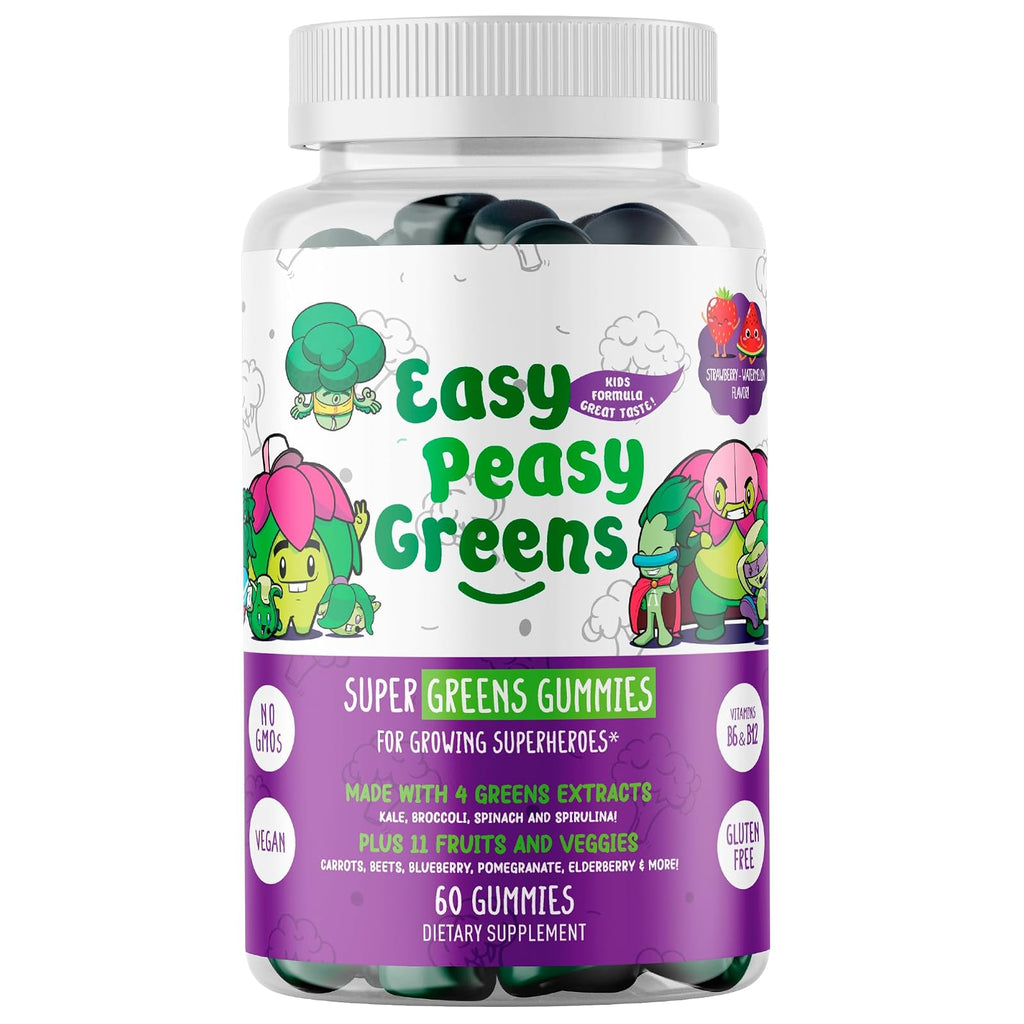 EasyPeasyGreens kids gummies for daily nutrition