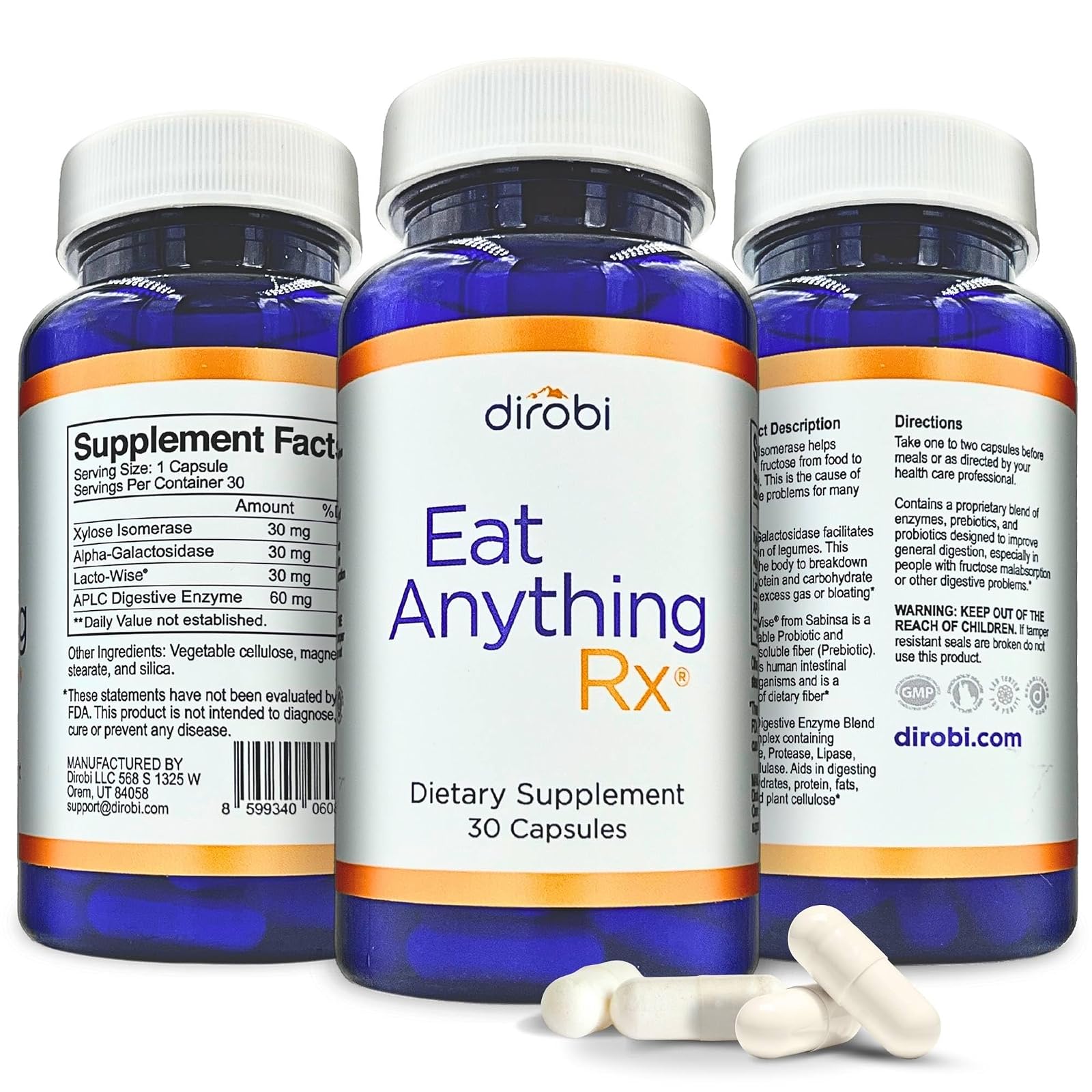Eat Anything Rx digestive enzymes support