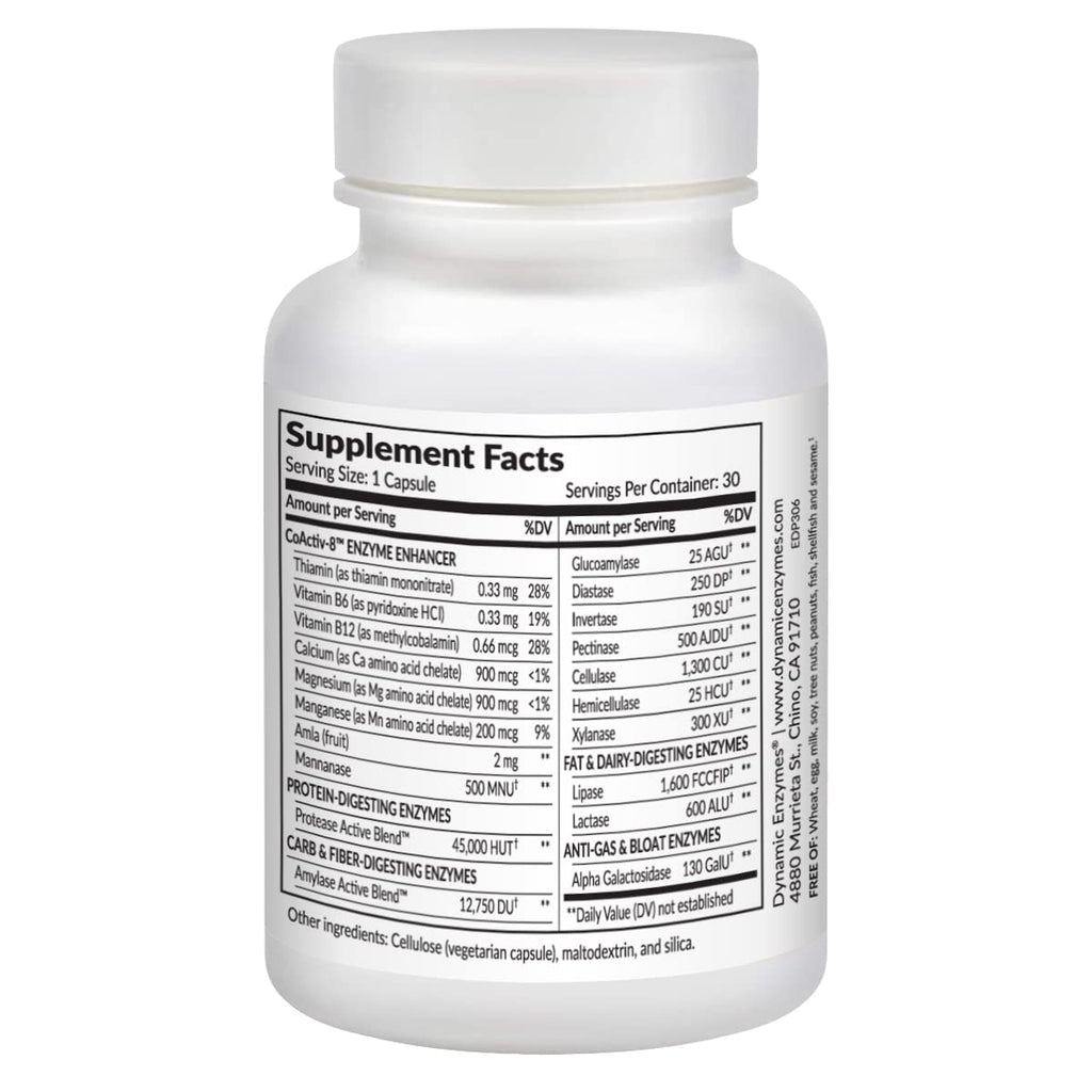 Eat E-Z digestive enzymes for bloating relief
