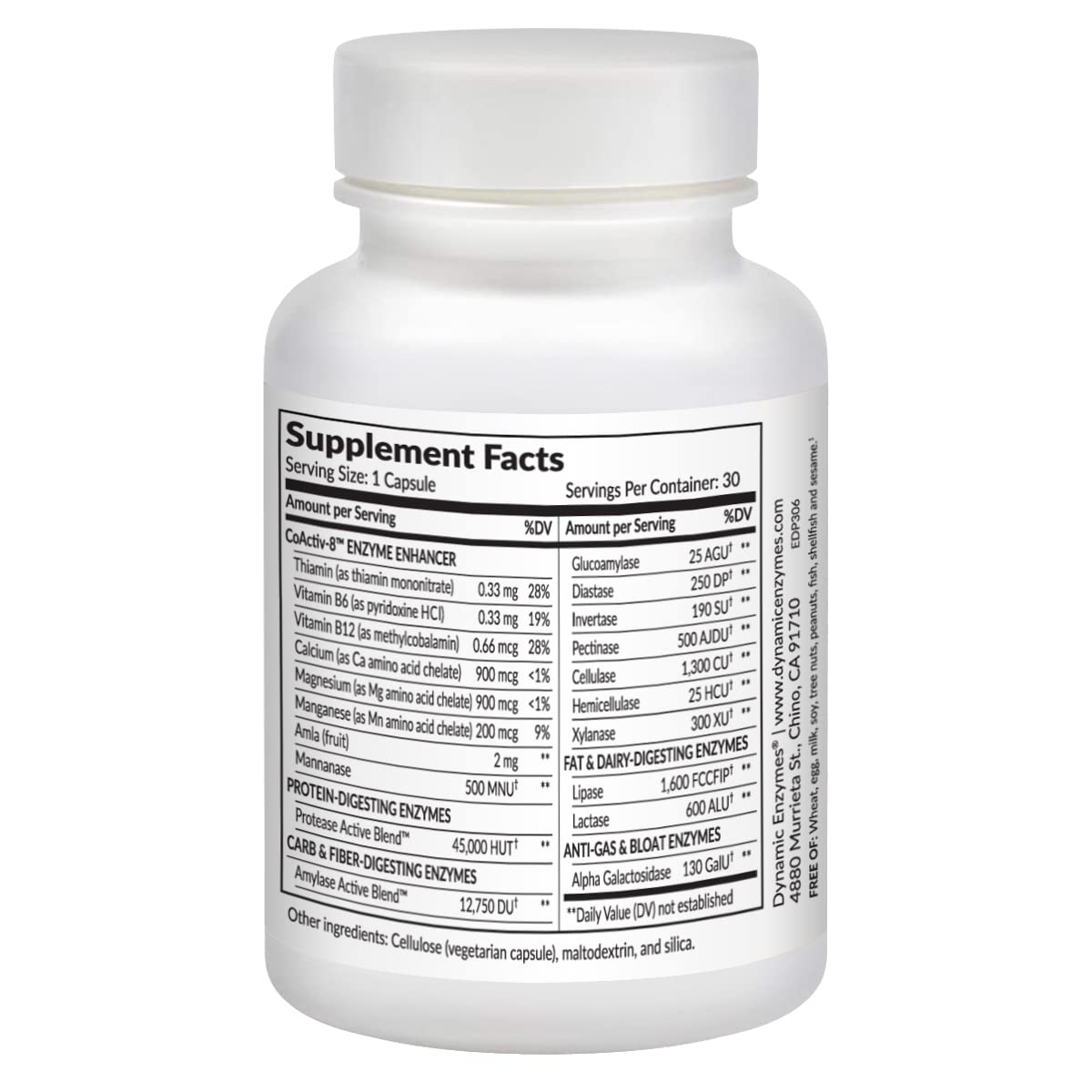 Eat E-Z digestive enzymes for bloating relief