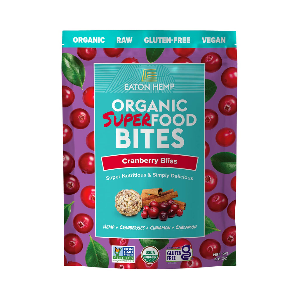 Eaton Hemp cranberry superfood bites