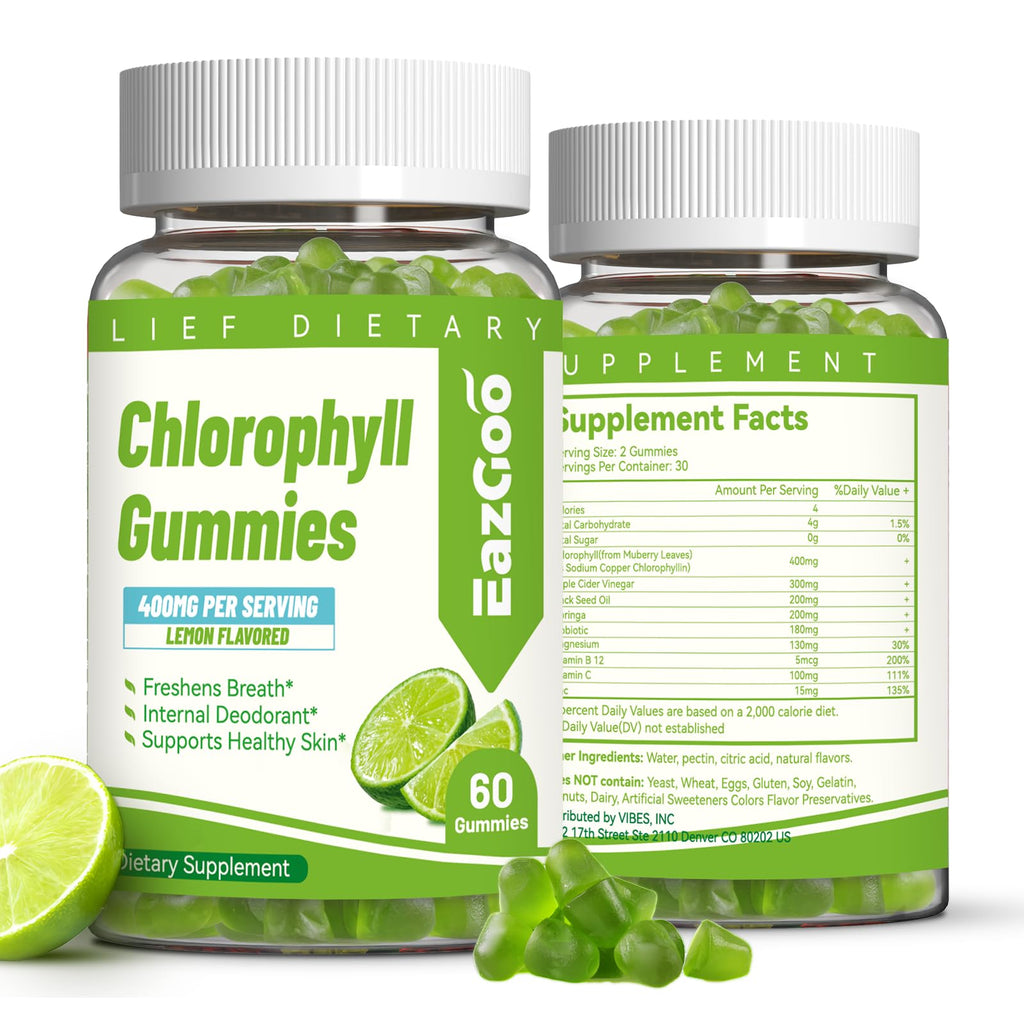 EAZGOO chlorophyll gummies with zinc