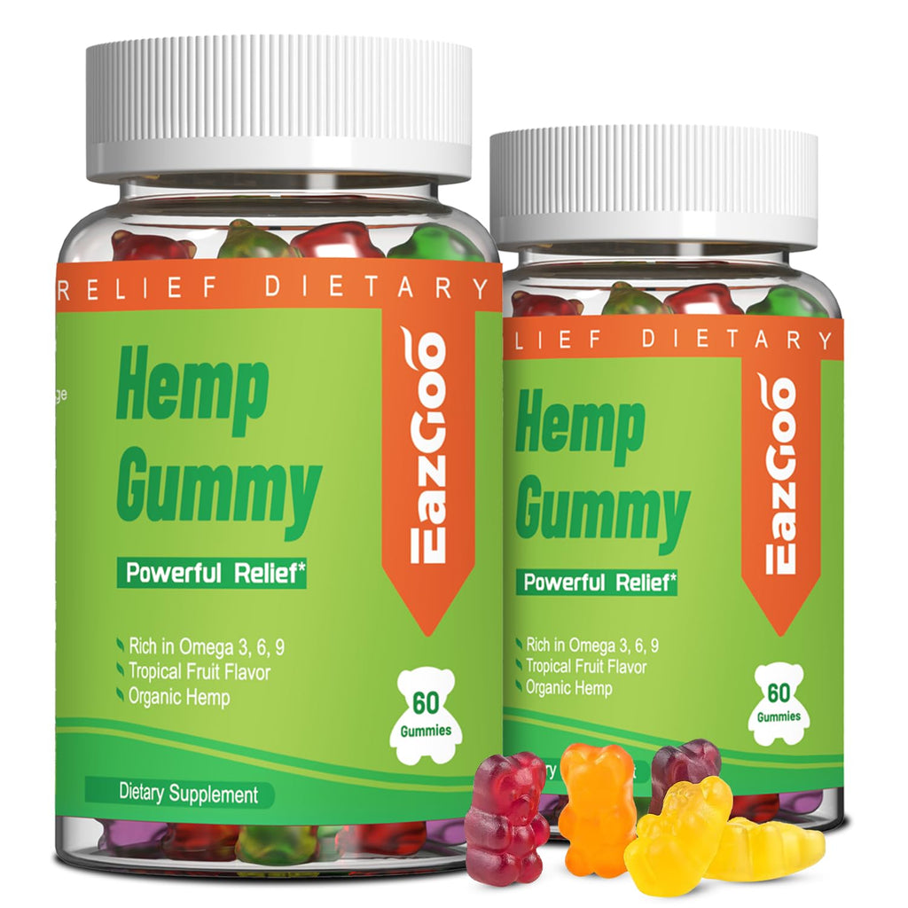 EAZGOO natural hemp gummies benefits