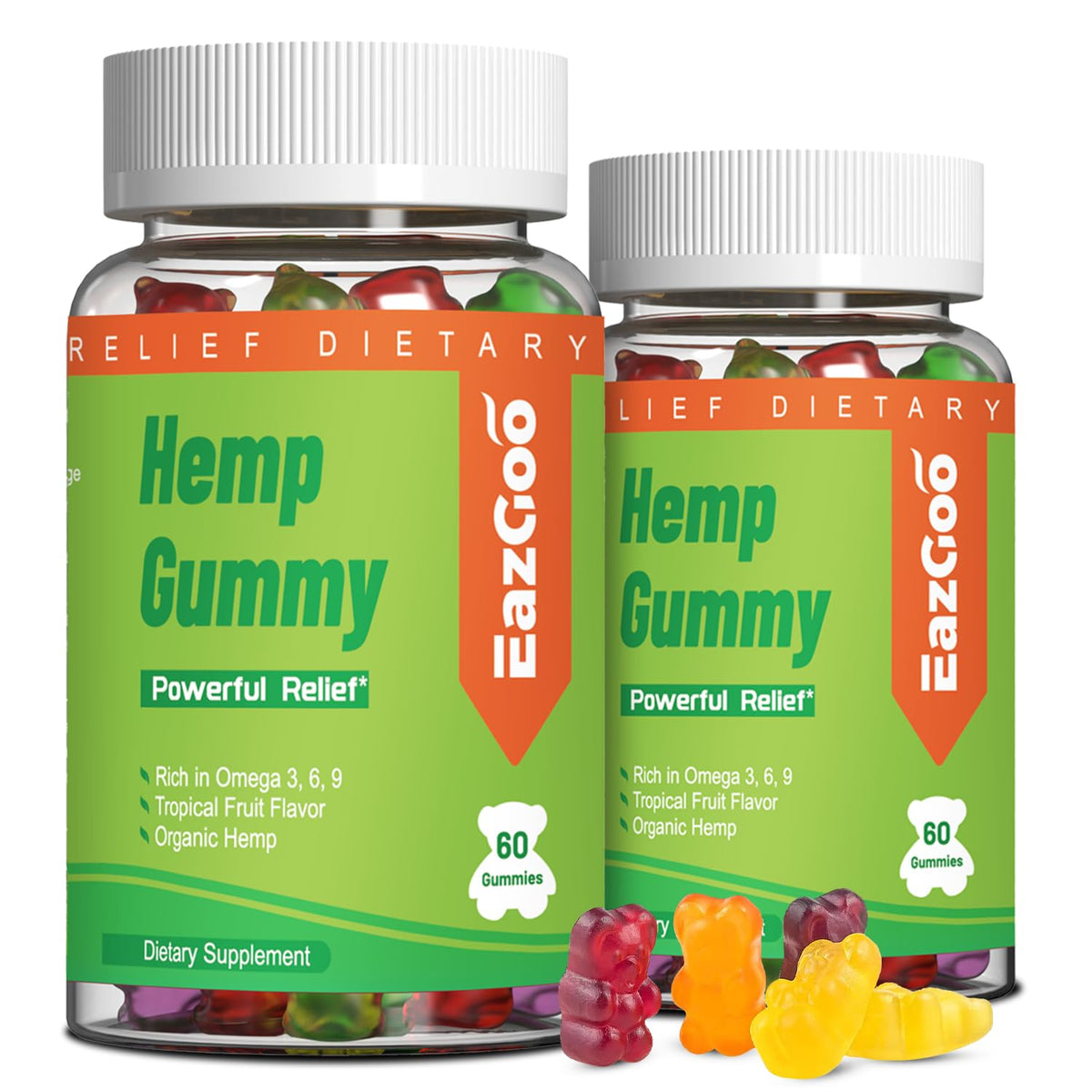 EAZGOO natural hemp gummies benefits