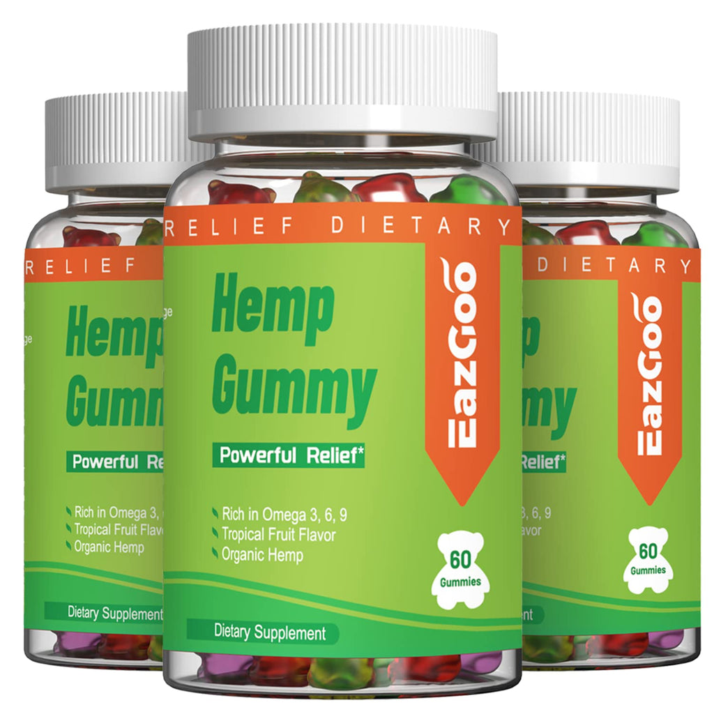 EAZGOO natural hemp gummies for wellness