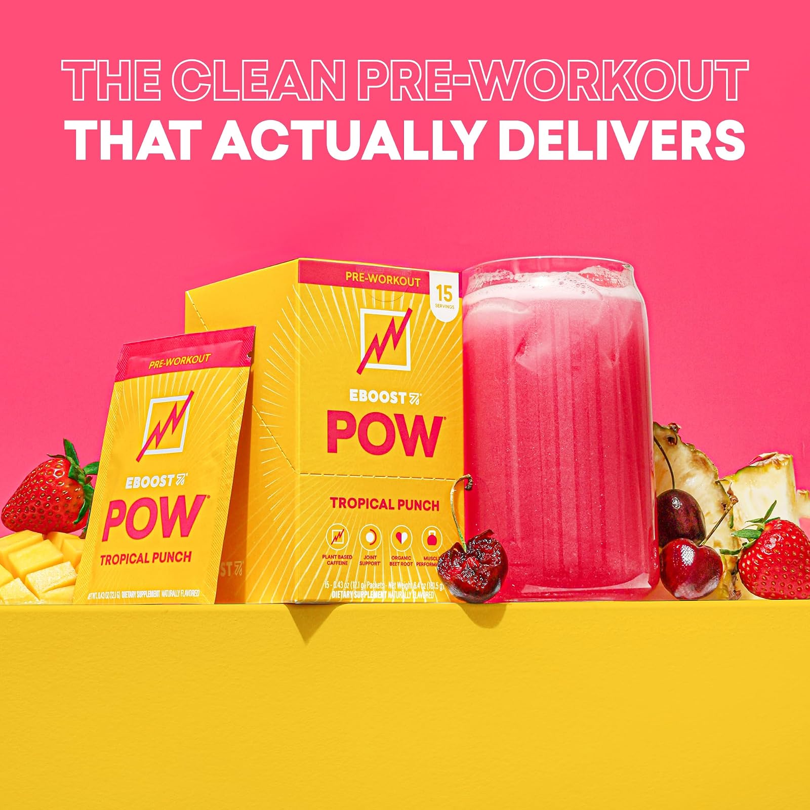 EBOOST natural pre-workout formula