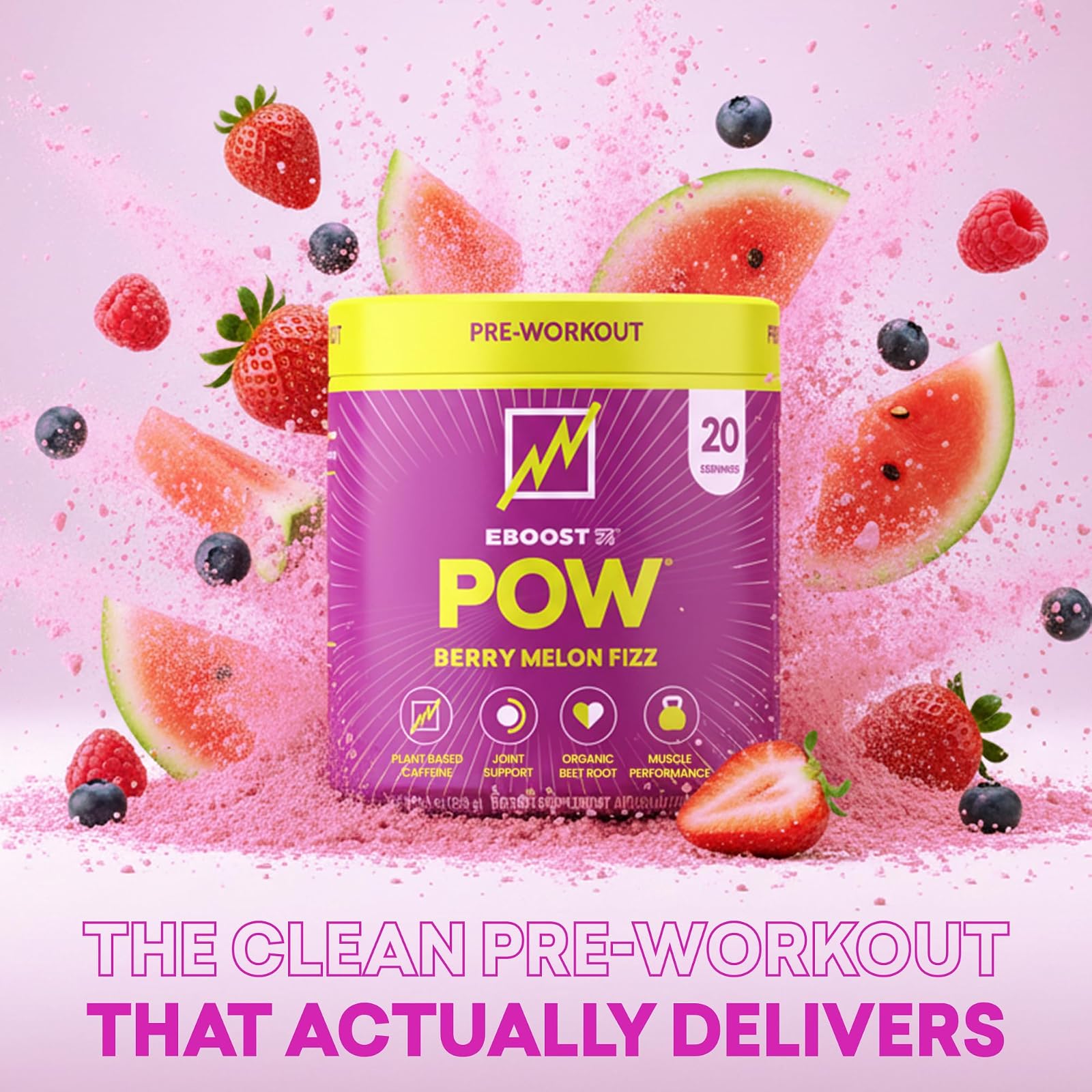 EBOOST pre-workout for improved performance