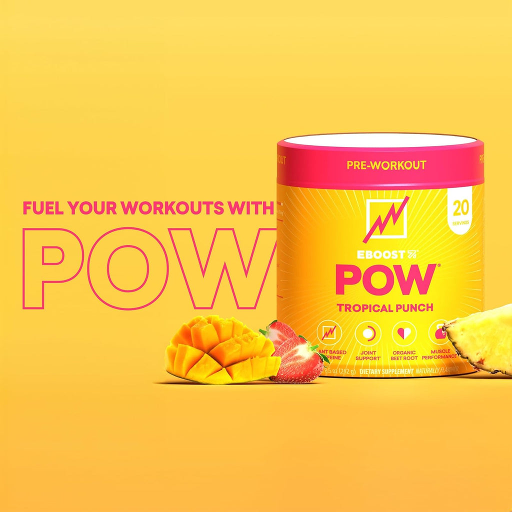 EBOOST pre-workout powder for better focus