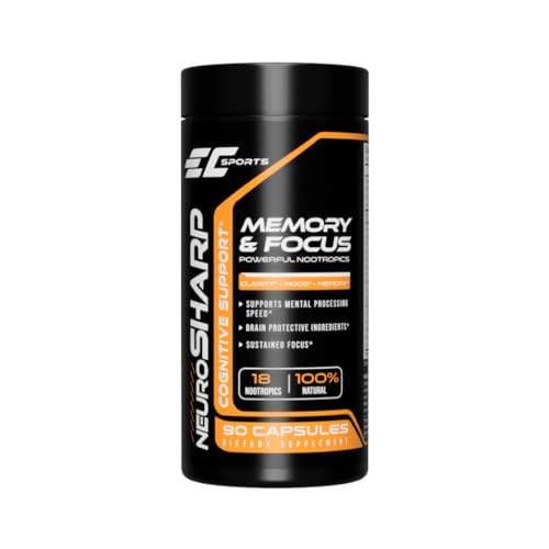 EC Sports NeuroSharp cognitive support capsules
