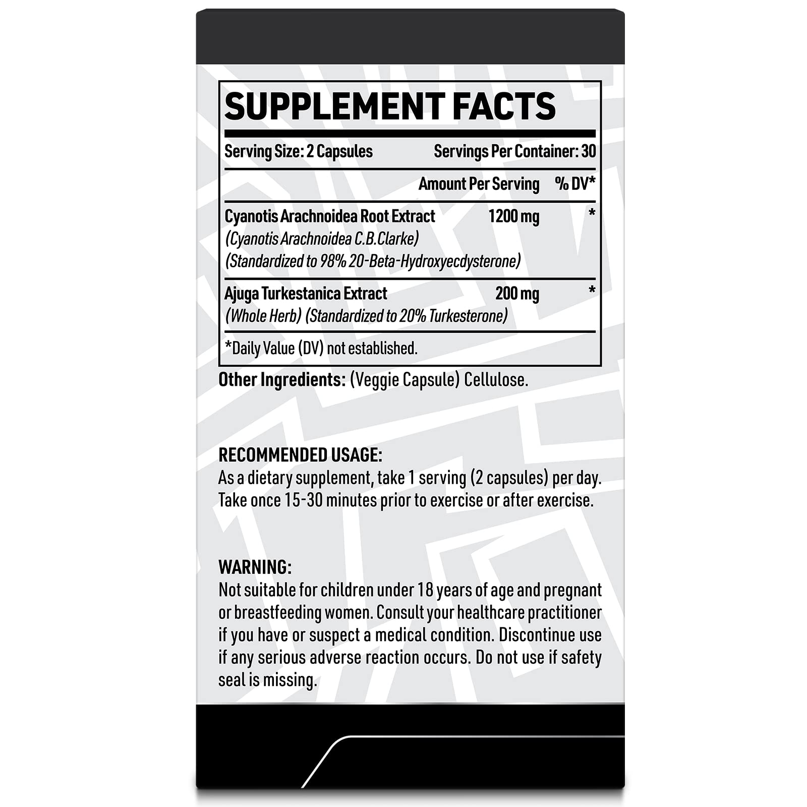 Ecdysterone and turkesterone for workout recovery